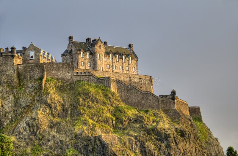 Edinburgh Castle stock image. Image of fort, fortress - 29445059