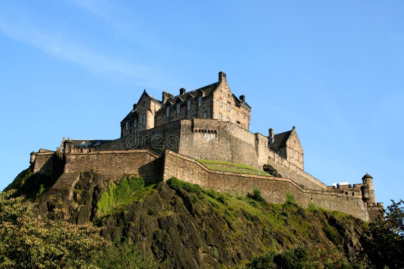 Edinburgh Castle stock photo. Image of monument, castle - 3201194