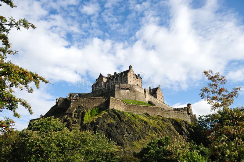 Edinburgh Castle stock photo. Image of edinburgh, fortress - 6209450
