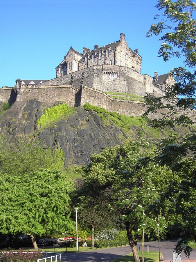 Edinburgh Castle stock image. Image of architecture, castle - 882247