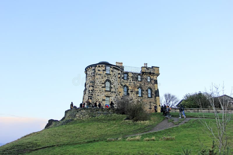 Edinburgh Castle Building Scenery, Edinburgh, UK Editorial Image ...