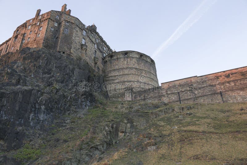 Edinburgh Castle stock image. Image of barracks, volcano - 240208587