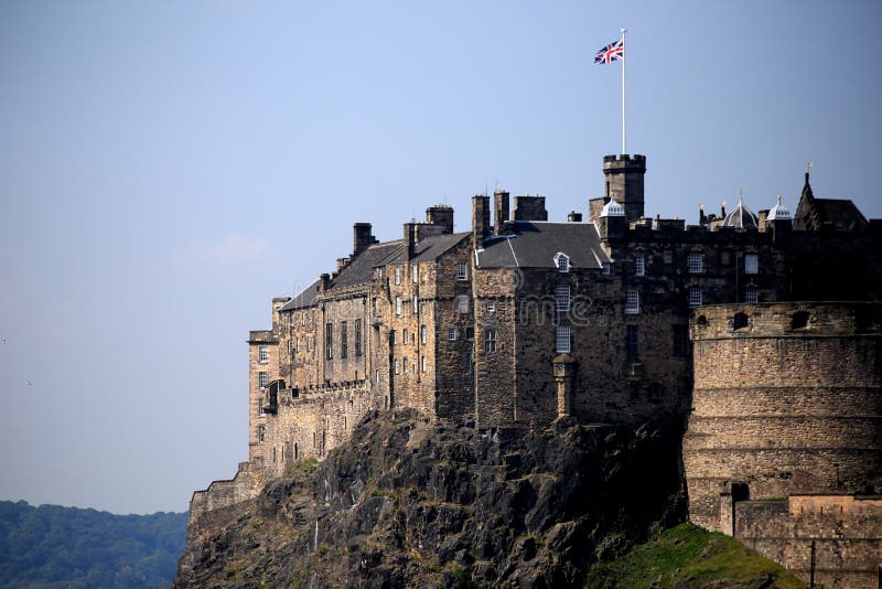 Edinburgh Castle stock image. Image of europe, stone - 61535059