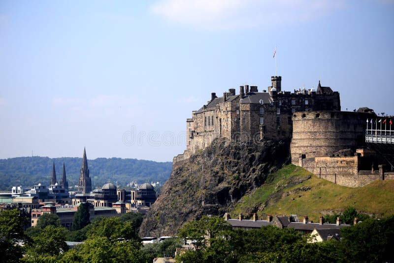 Edinburgh Castle stock photo. Image of edinburgh, scotland - 61535108