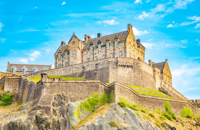 Edinburgh Castle, Scotland stock photo. Image of medieval - 358578772