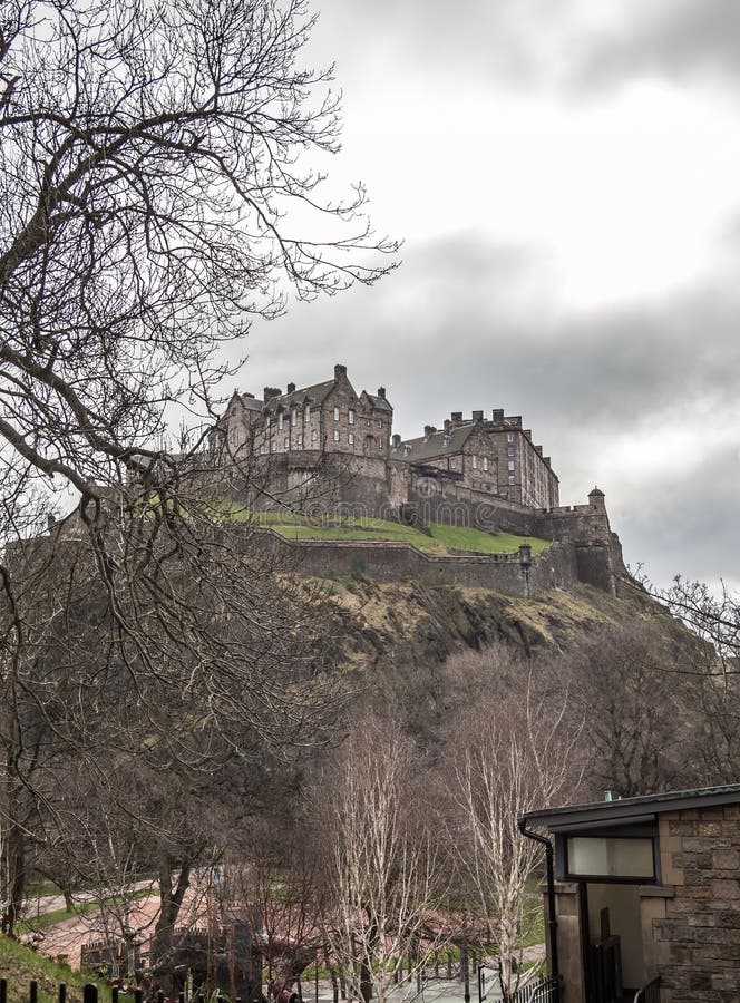 Edinburgh castle stock image. Image of edinborough, destination - 60159095
