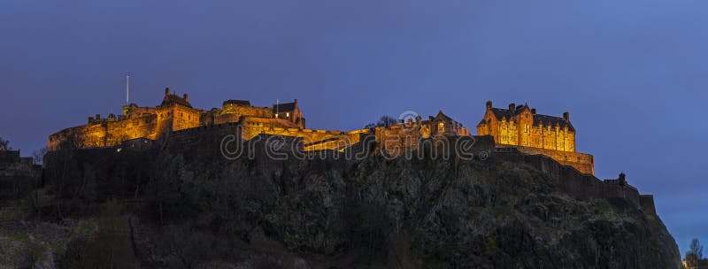 Edinburgh Castle in Scotland Stock Image - Image of northern, british ...