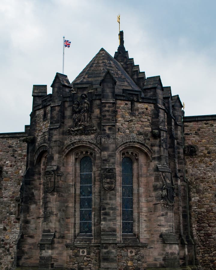 Edinburgh Castle Tower stock photo. Image of palace - 138789046