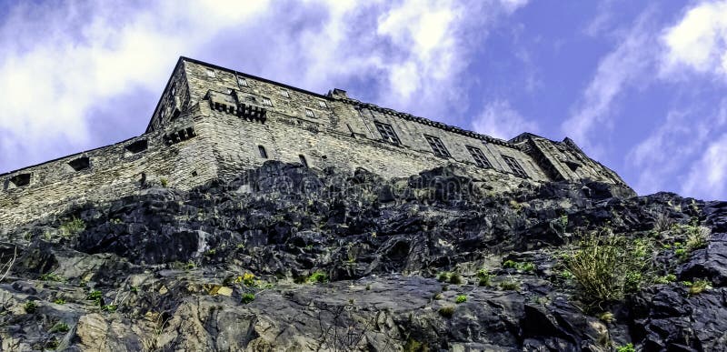Edinburgh Castle, Edinburgh, United Kingdom Stock Photo - Image of king ...