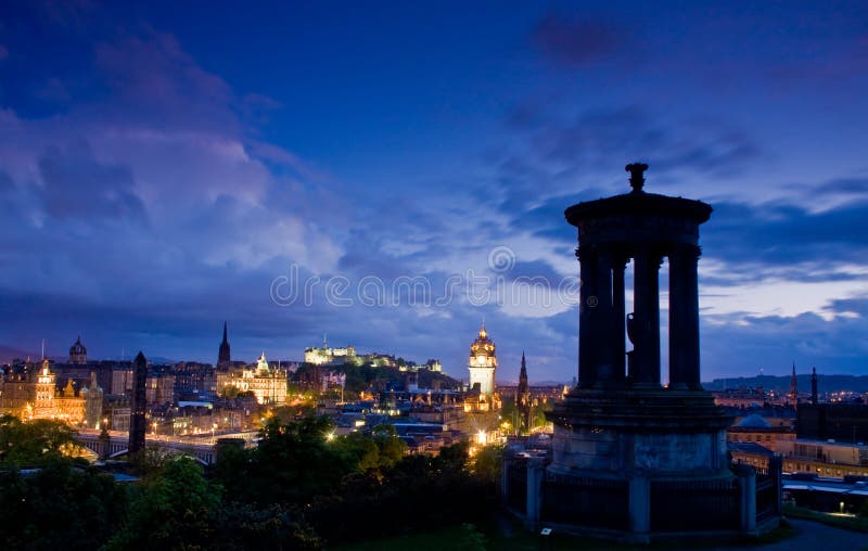 Edinburgh city Scotland stock image. Image of ancient - 33927921