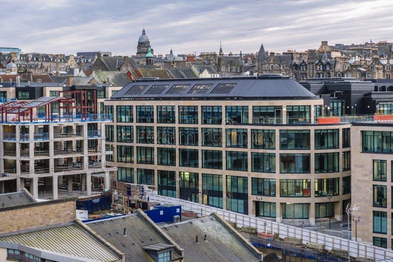 Edinburgh city in Scotland editorial image. Image of kingdom - 301342720