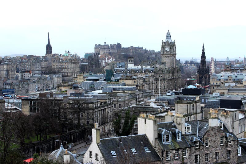 Edinburgh is an Interesting,historical Scottish City. Stock Image ...