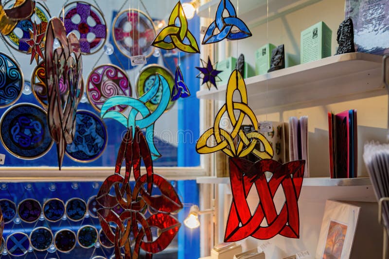 Gift Shop of the Edinburgh Downtown Editorial Photo - Image of great ...