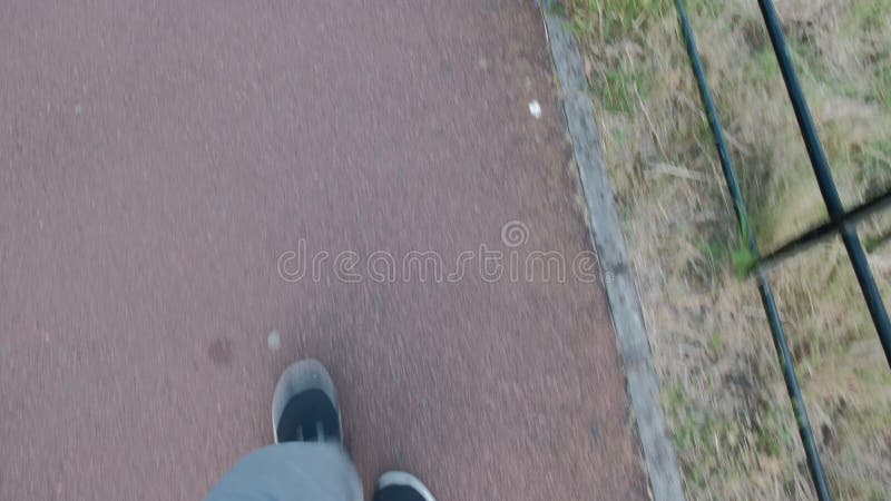 Walking on Duddingston Low Road, Edinburgh - 4K, Handheld Stock Video ...