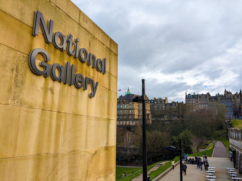 Edinburgh National Gallery, Scotland Editorial Stock Photo - Image of ...