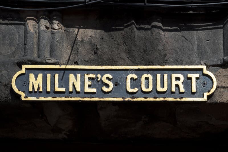 Edinburgh road sign stock photo. Image of city, european - 58003576