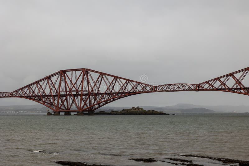 Edinburgh S Famous Forth Bridge Also Known As the Forth Rail Bridge ...