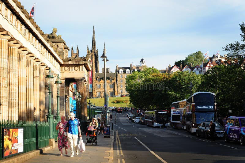 Edinburgh, Scotland editorial image. Image of road, vacation - 253673360