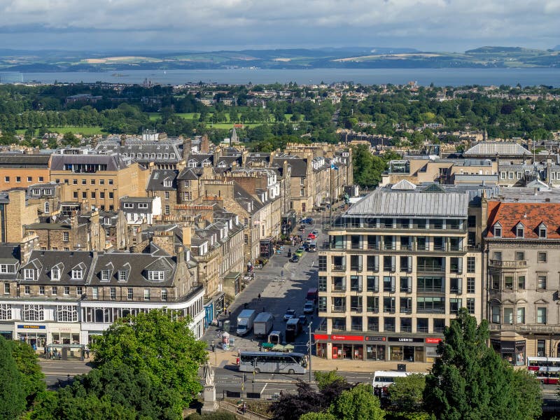 View from Edinburgh Castle, Scotland Editorial Stock Image - Image of ...