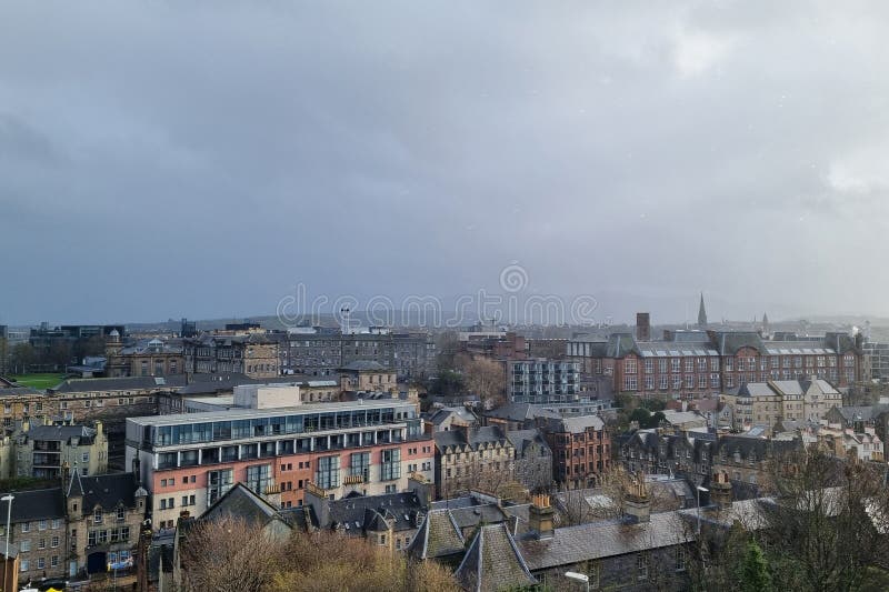 Edinburgh, Scotland, March 29, 2025: Historic Cityscape Overlooking ...