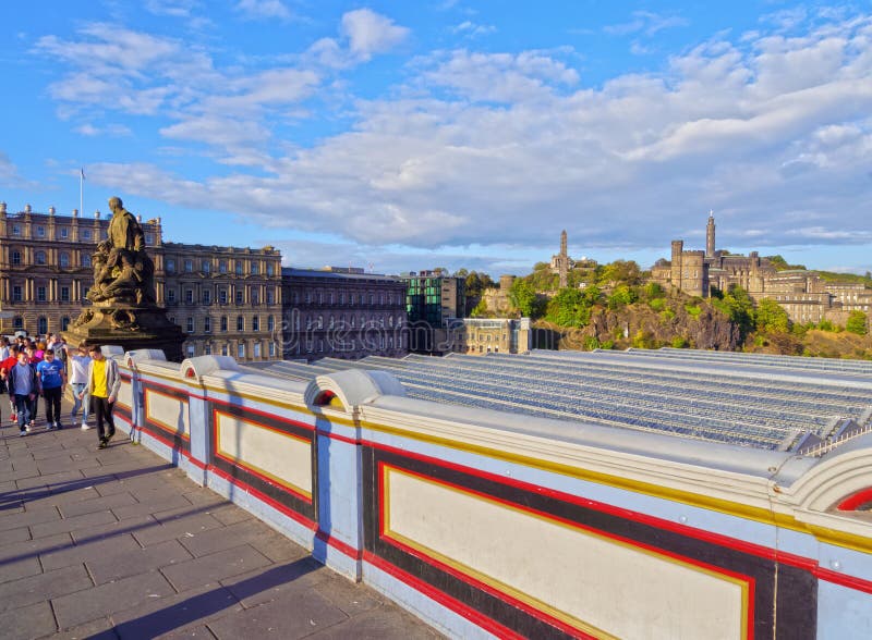 Edinburgh Skyline editorial photography. Image of outdoors - 81115512