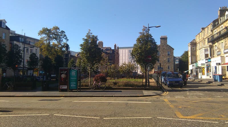 Edinburgh square editorial stock photo. Image of edinburgh - 74051638
