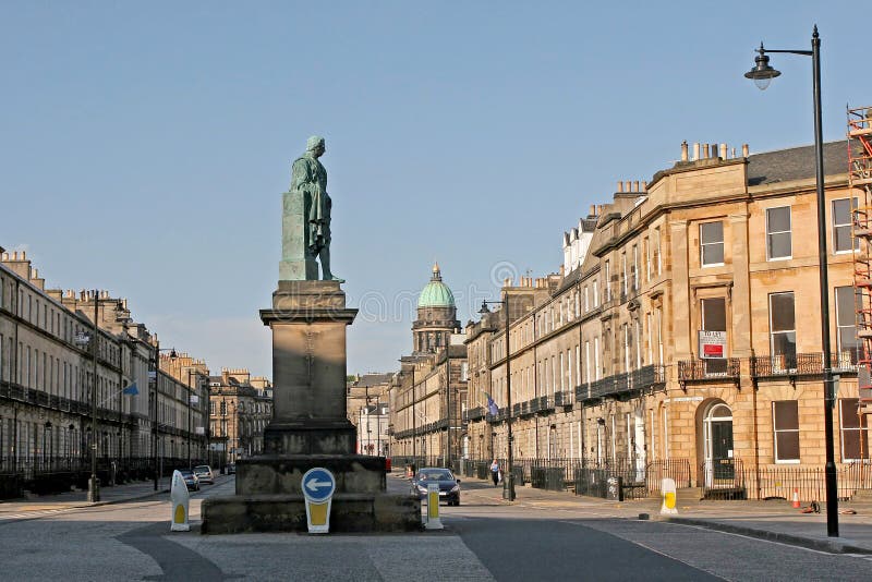 Edinburgh street scene stock image. Image of architecture - 8293285