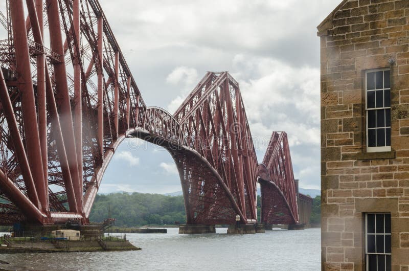 Edinburgh train bridge stock photo. Image of construction - 35807386