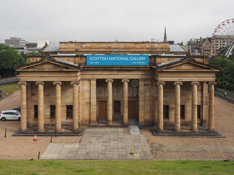 Scottish National Gallery in Edinburgh Editorial Stock Photo - Image of ...