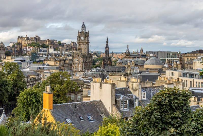 Edinburgh stock photo. Image of monument, building, capital - 336790540
