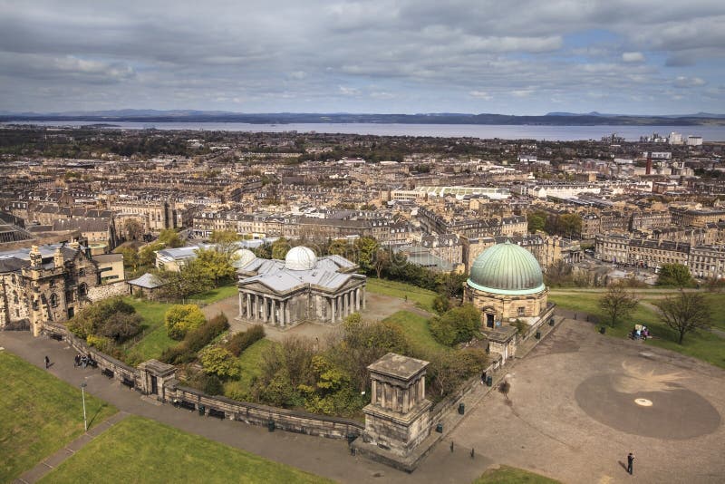 Edinburghs Skyline, Scotland Editorial Stock Image - Image of ancient ...