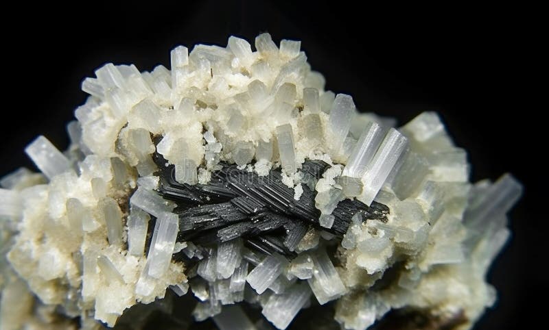 Edingtonite is Rare Precious Natural Geological Stone on Gradient ...