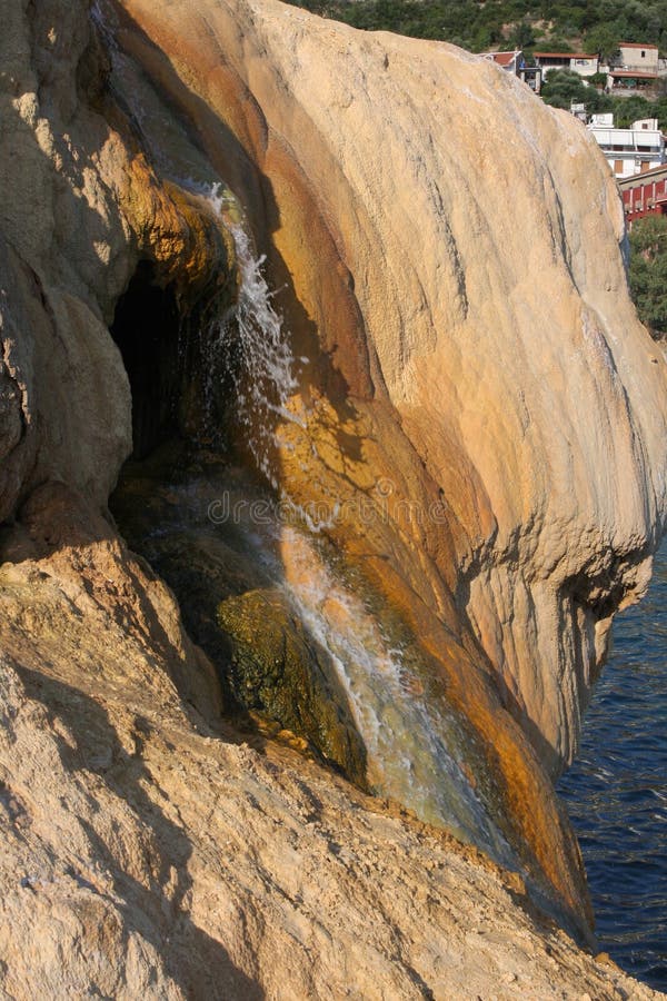 Edipsos City on Island Evia in Greece with Spa Sulfur Waters. Stock ...