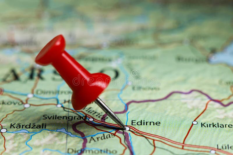 Edirne Turkey Pin Map Stock Photos - Free & Royalty-Free Stock Photos ...