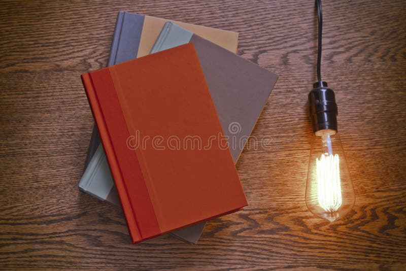 Edison Lightbulb Books stock image. Image of light, antique - 55905211