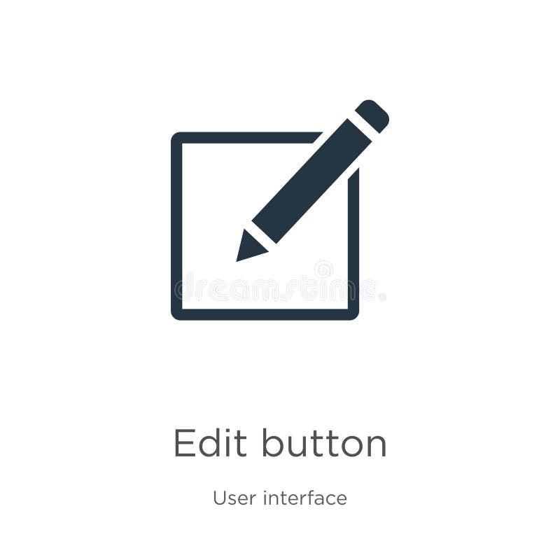 Edit Button Icon. Thin Linear Edit Button Outline Icon Isolated on ... Edit Button Icon. Thin Linear Edit Button Outline Icon Isolated on ...