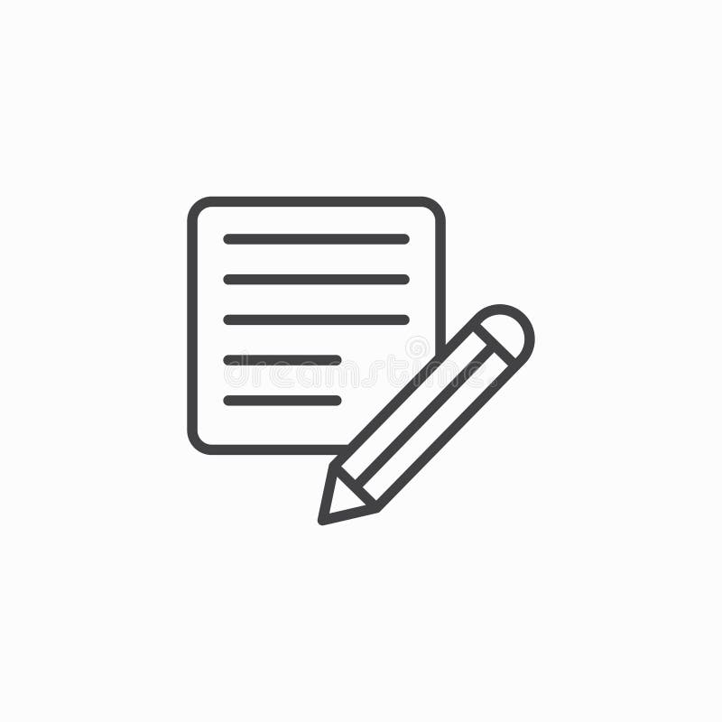 Edit Button Vector Icon Set Stock Vector - Illustration of create ...