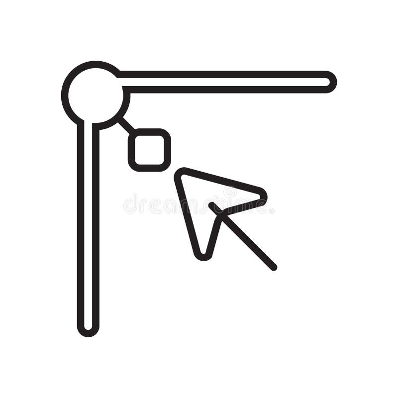 Edit Corner Icon on White Background. Simple Element Illustration from ...