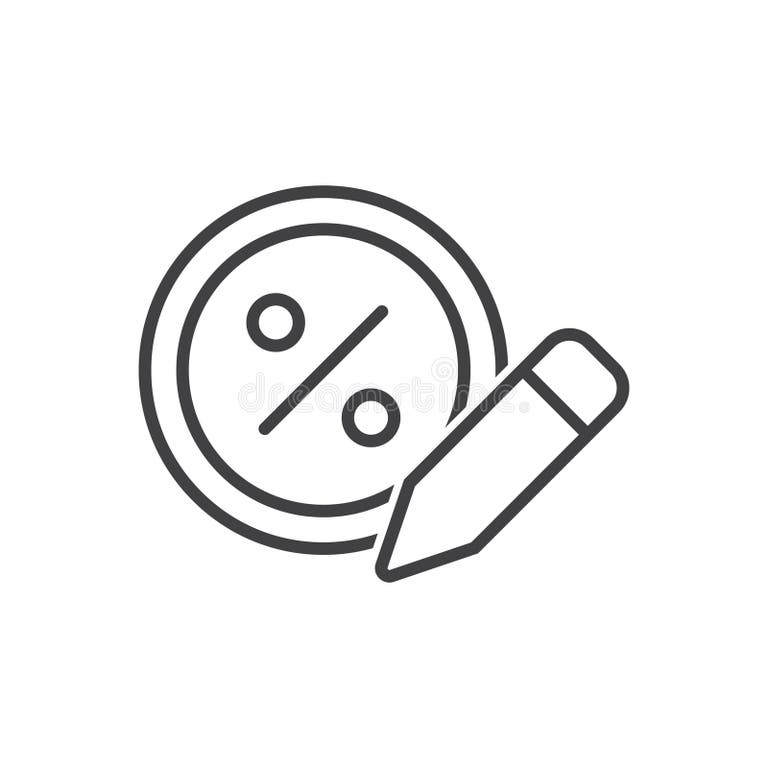 Edit Discount Icon Stock Illustrations – 2,764 Edit Discount Icon Stock ...