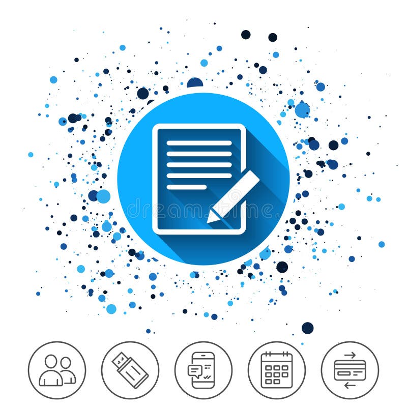 Edit Document Sign Icon. Edit Content Button Stock Vector ... Edit Document Sign Icon. Edit Content Button Stock Vector ...
