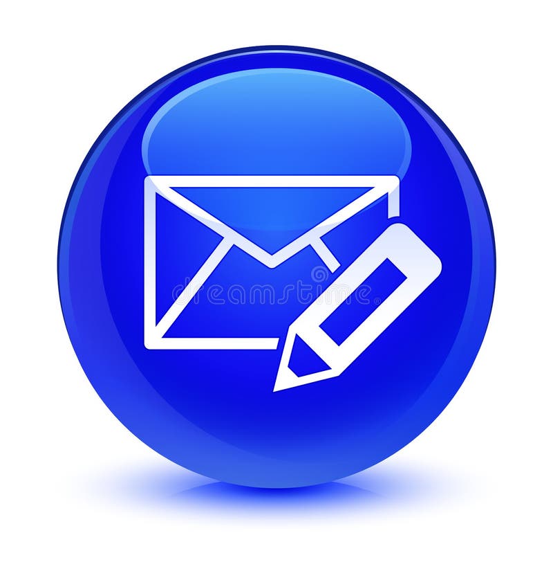 Edit Email Icon. Vector Graphics Stock Vector - Illustration of mail ...