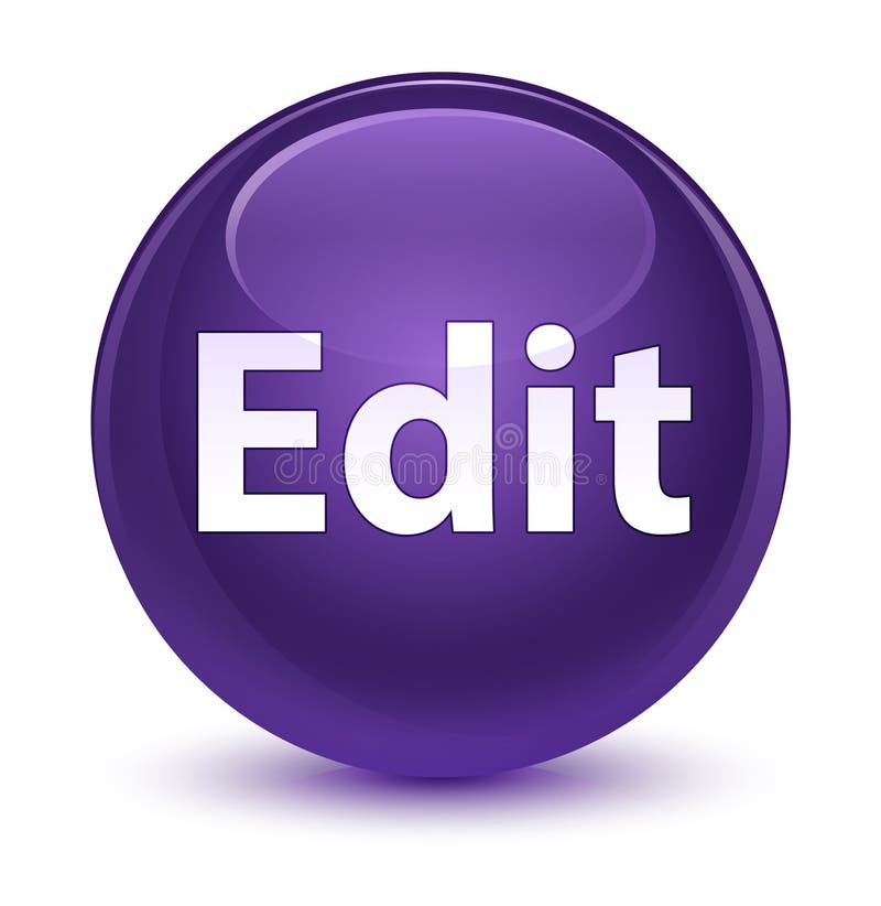 Edit Glassy Purple Round Button Stock Illustration - Illustration of ...