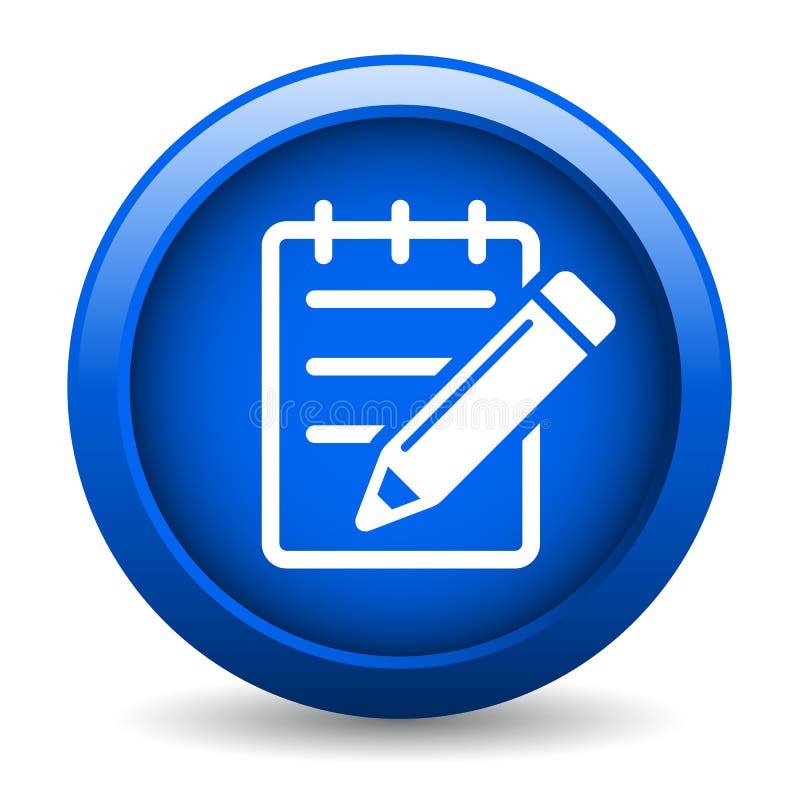 Edit icon, document vector stock vector. Illustration of form - 244450290