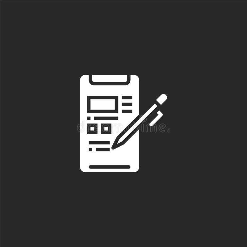 Edit Icon. Filled Edit Icon for Website Design and Mobile, App ...