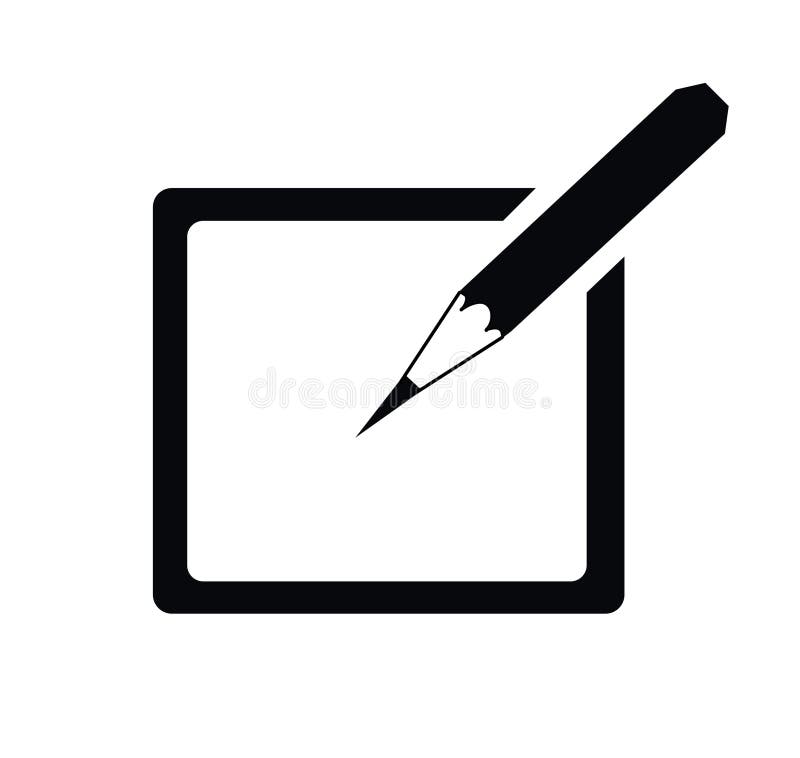 Edit Icon, Pencil Icon, Sign Up Icon Stock Vector - Illustration of ...
