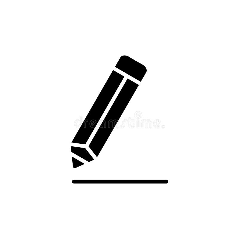Edit Icon . Edit Document Sign and Symbol. Pencil Stock Vector ...
