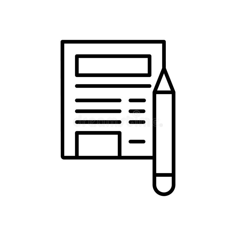 Writing Book Vector Icon. Logbook Illustration Symbol. Notebook Sign ...