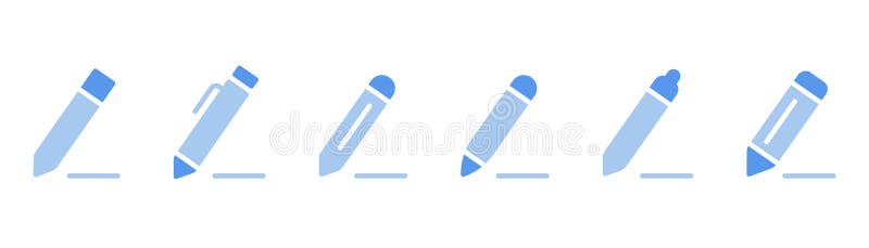 Edit Icons Set. Edit Pen Symbol in Flat. Edit Pencil in Flat. Write ...