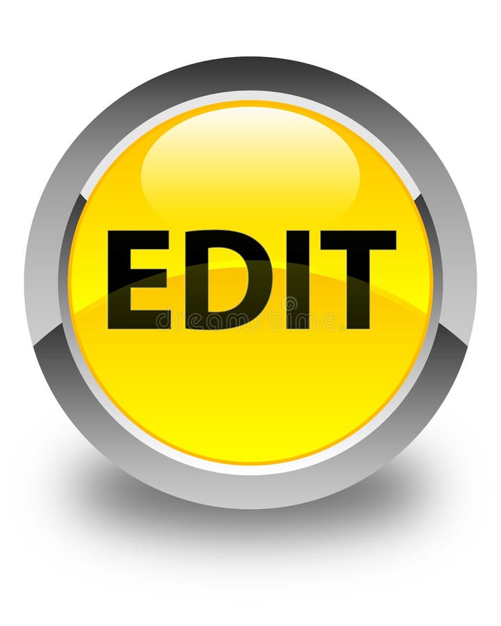 Edit Glossy Blue Round Button Stock Illustration - Illustration of ...