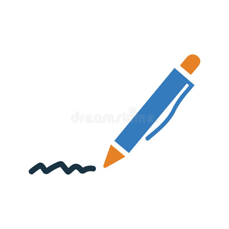 Edit, Pen, Write Icon. Editable Vector Graphics Stock Vector ...